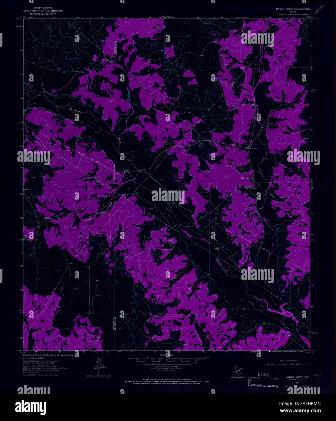 Bailey texas map hi-res stock photography and images - Alamy