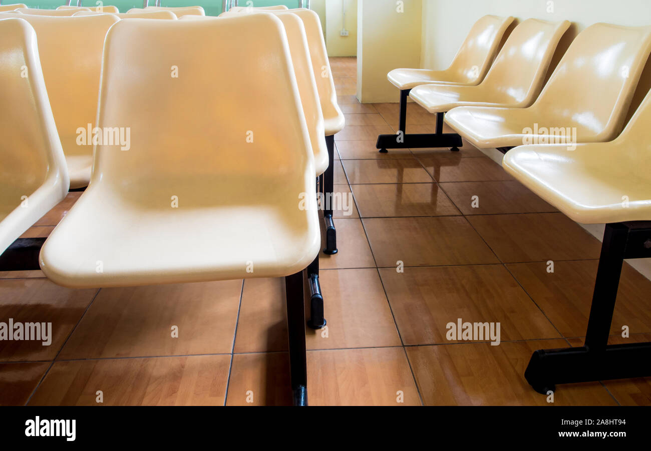 Empty chairs that nobody sit in the seminar room Stock Photo - Alamy