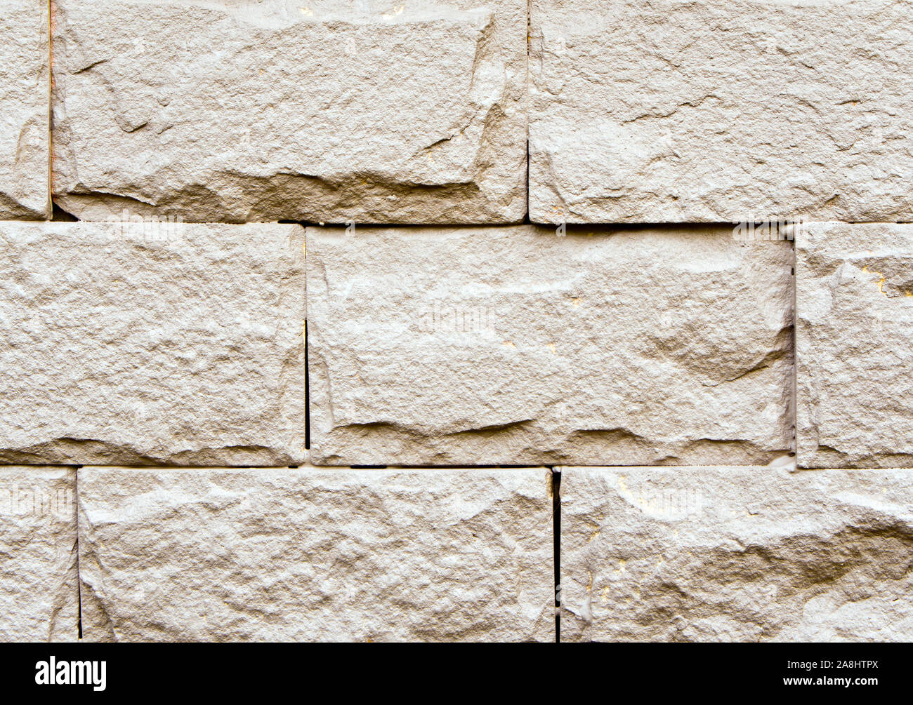 The wall made from Sandstone bricks Stock Photo - Alamy