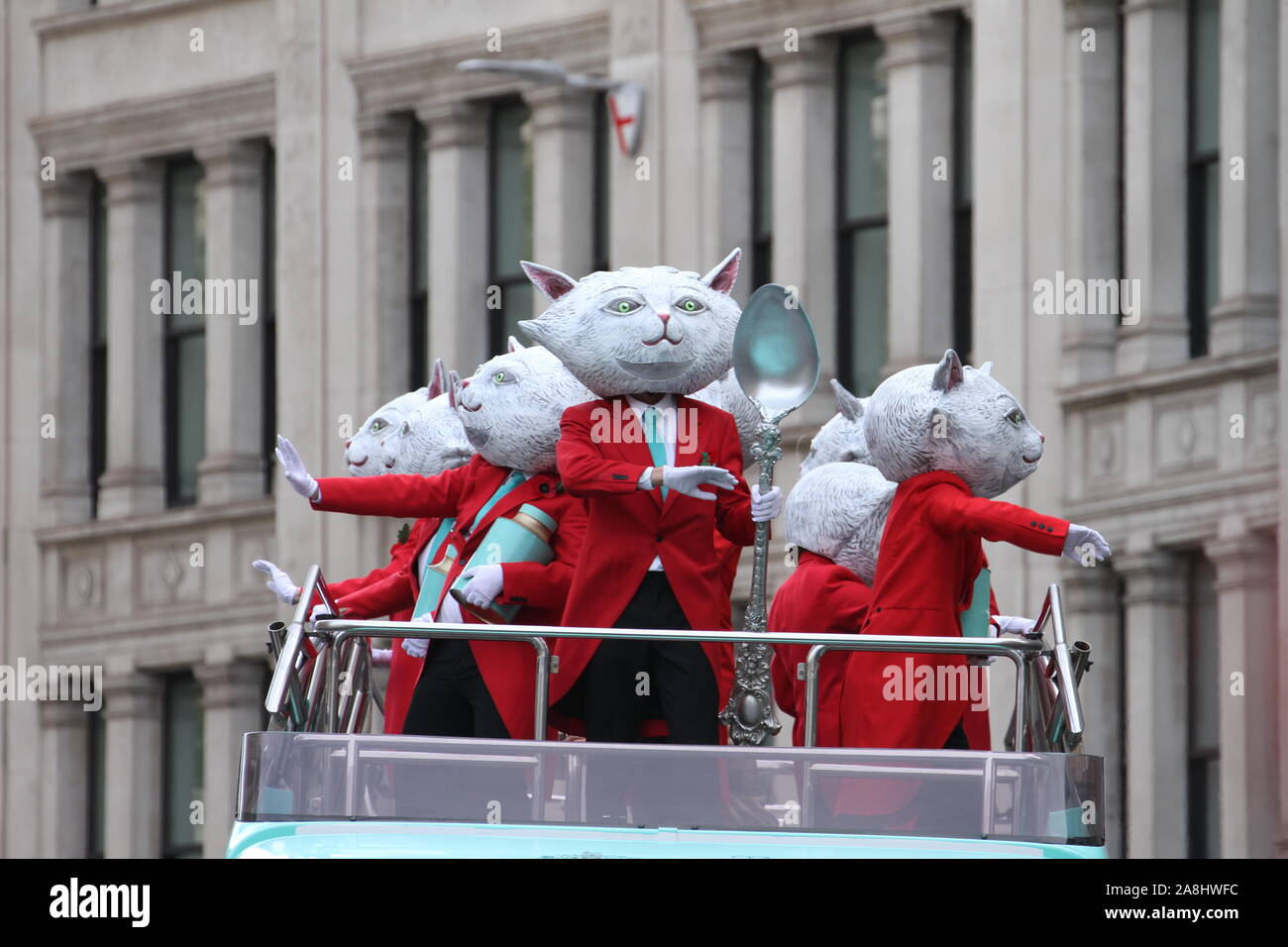 St Paul's, London, UK - 9 November 2019: Fortnum & Mason float at the ...