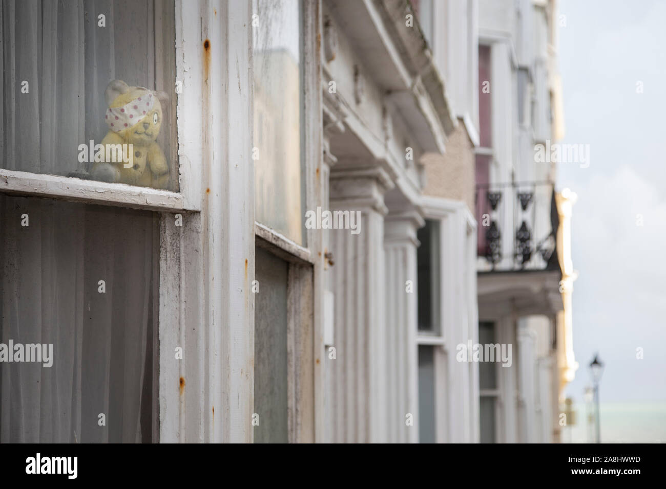 Sad toy window hi-res stock photography and images - Alamy