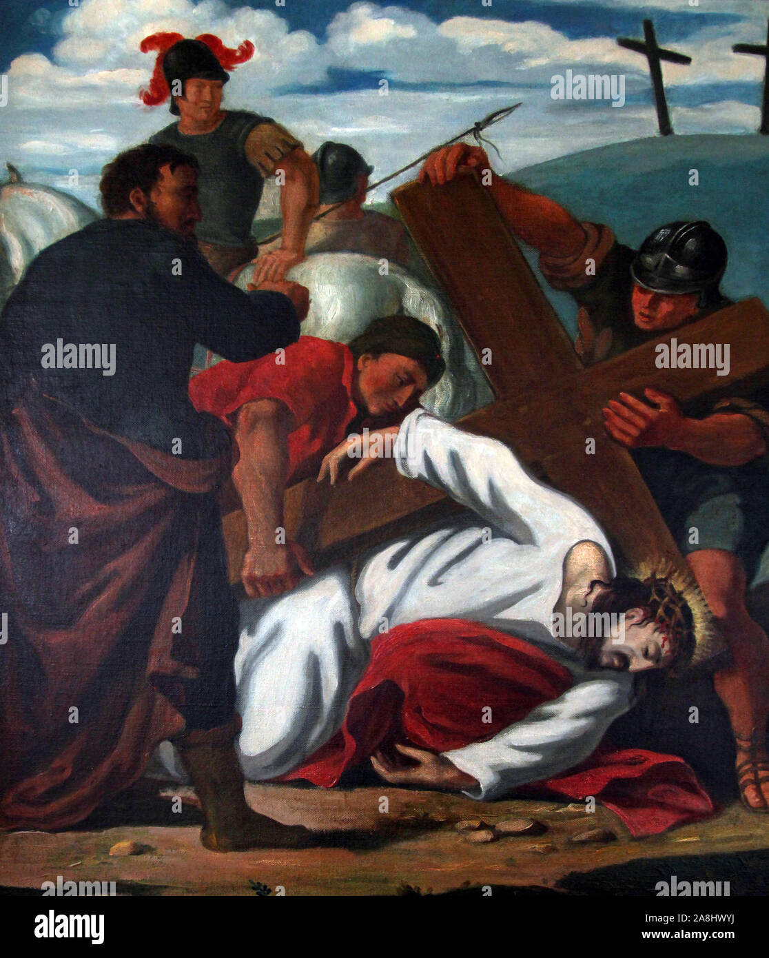 9th Stations of the Cross, Jesus falls the third time, Sanctuary of St ...