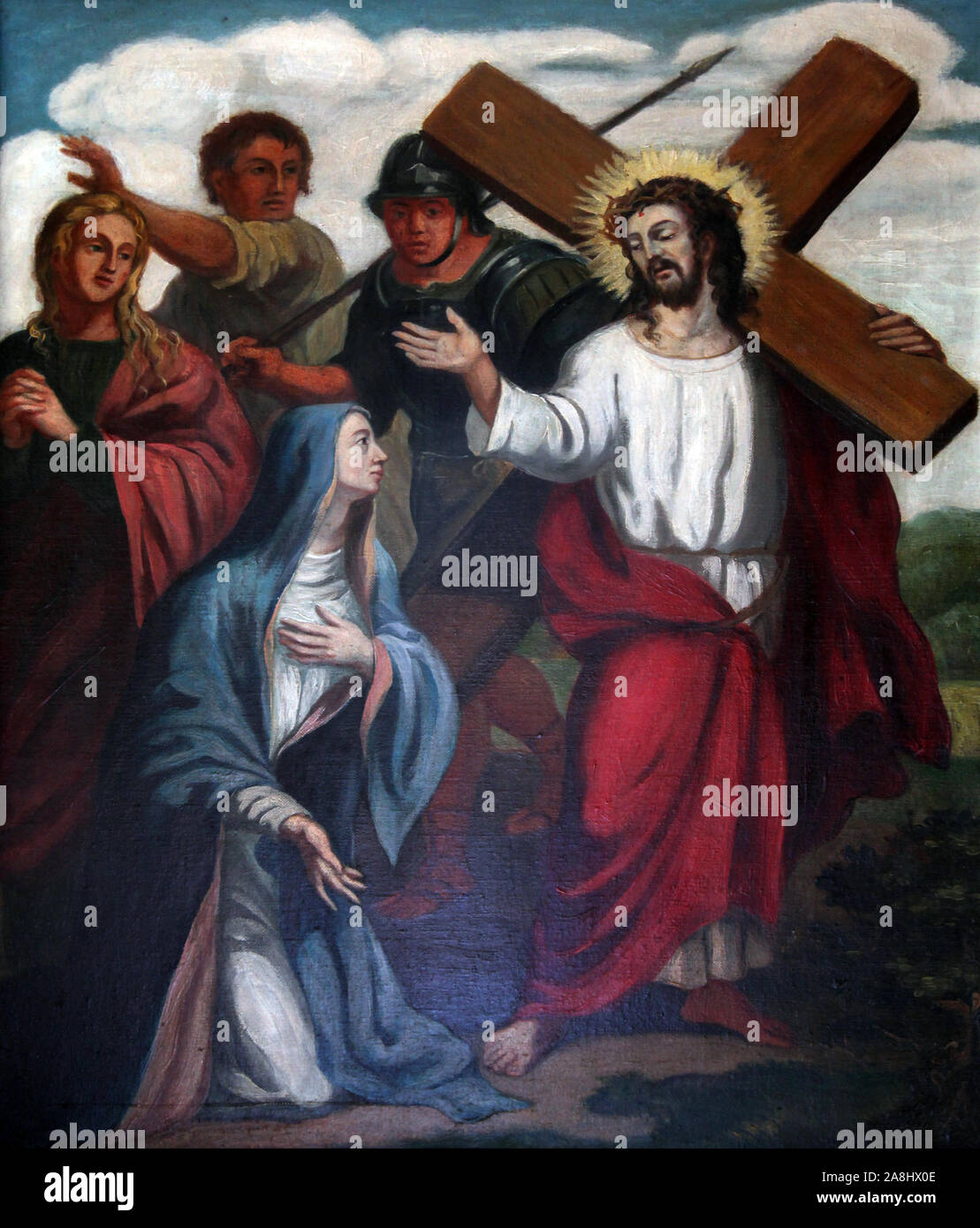 4th Stations of the Cross, Jesus meets His Mother, Sanctuary of St ...