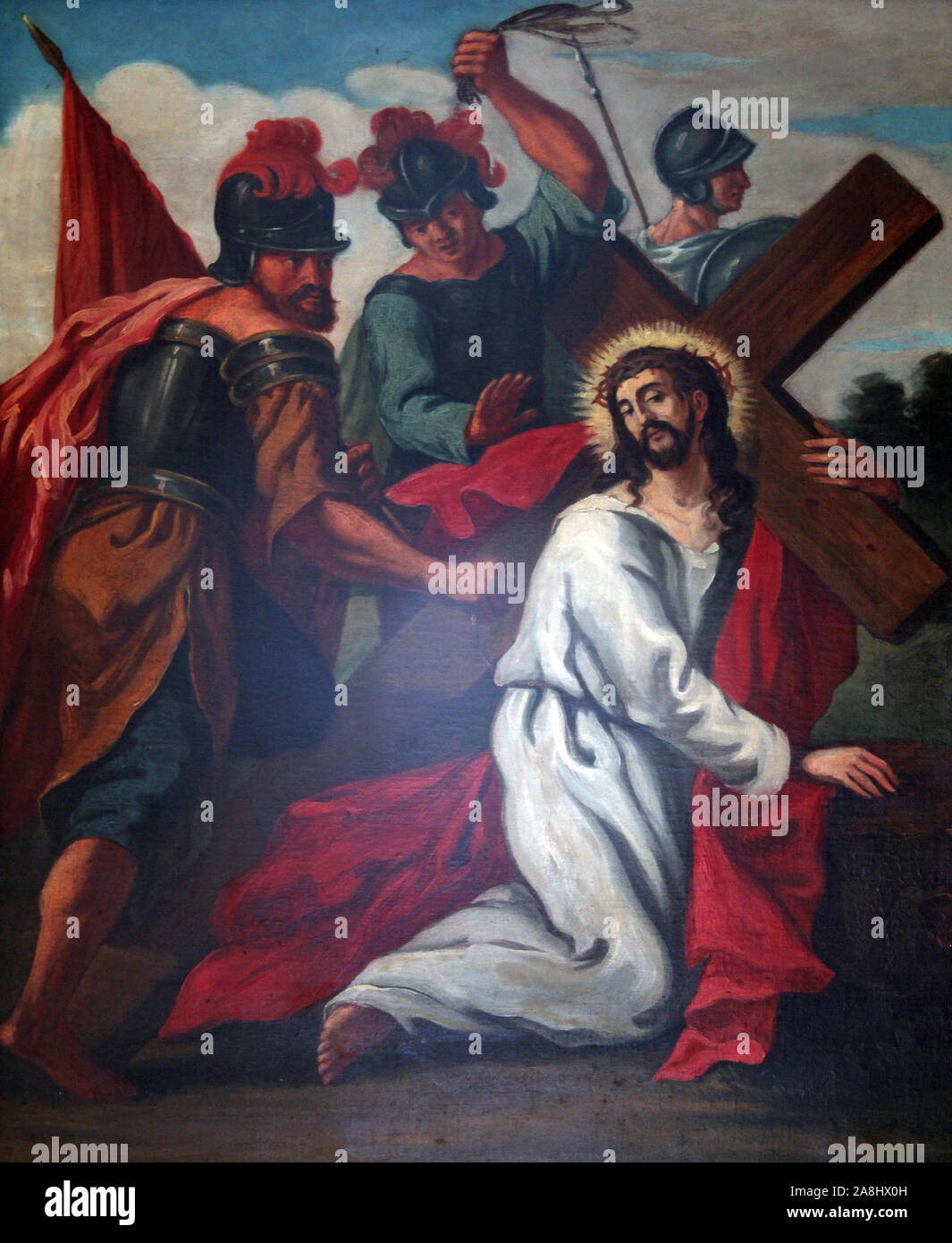 3rd Stations of the Cross, Jesus falls the first time, Sanctuary of St ...