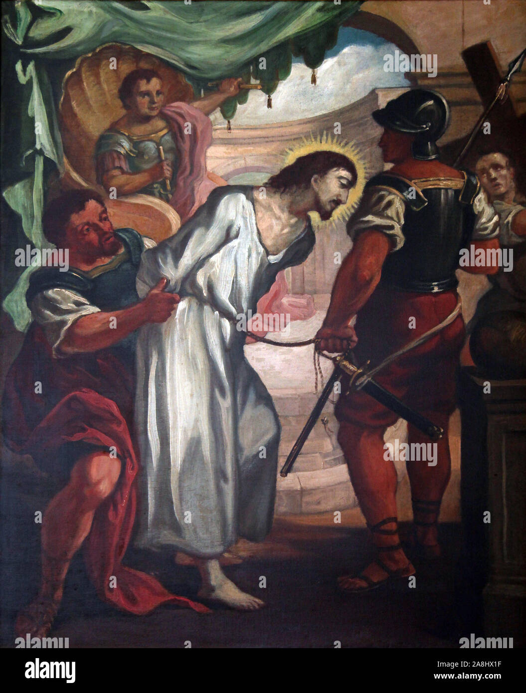 Jesus condemned death 1st stations hi-res stock photography and images ...