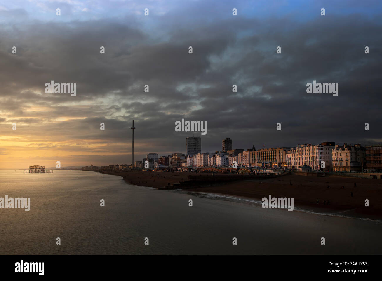 Brighton seafront buildings hi-res stock photography and images - Alamy