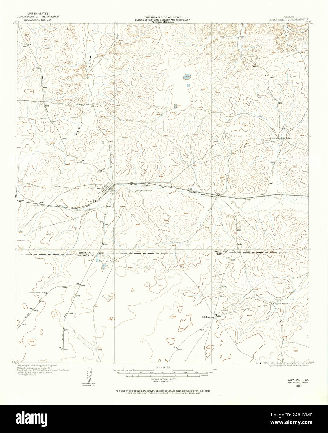 Barnhart texas map hi-res stock photography and images - Alamy