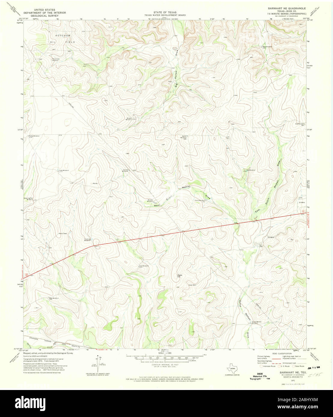 Map of barnhart hi-res stock photography and images - Alamy