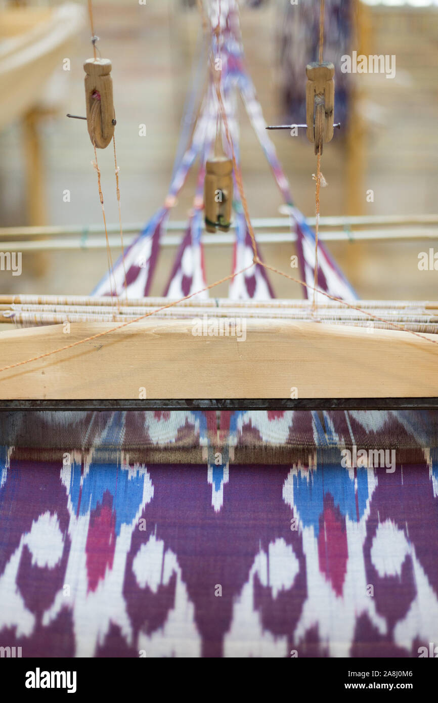 Woven traditional ikat fabrics Stock Photo - Alamy Woven traditional ikat fabrics Stock Photo - Alamy