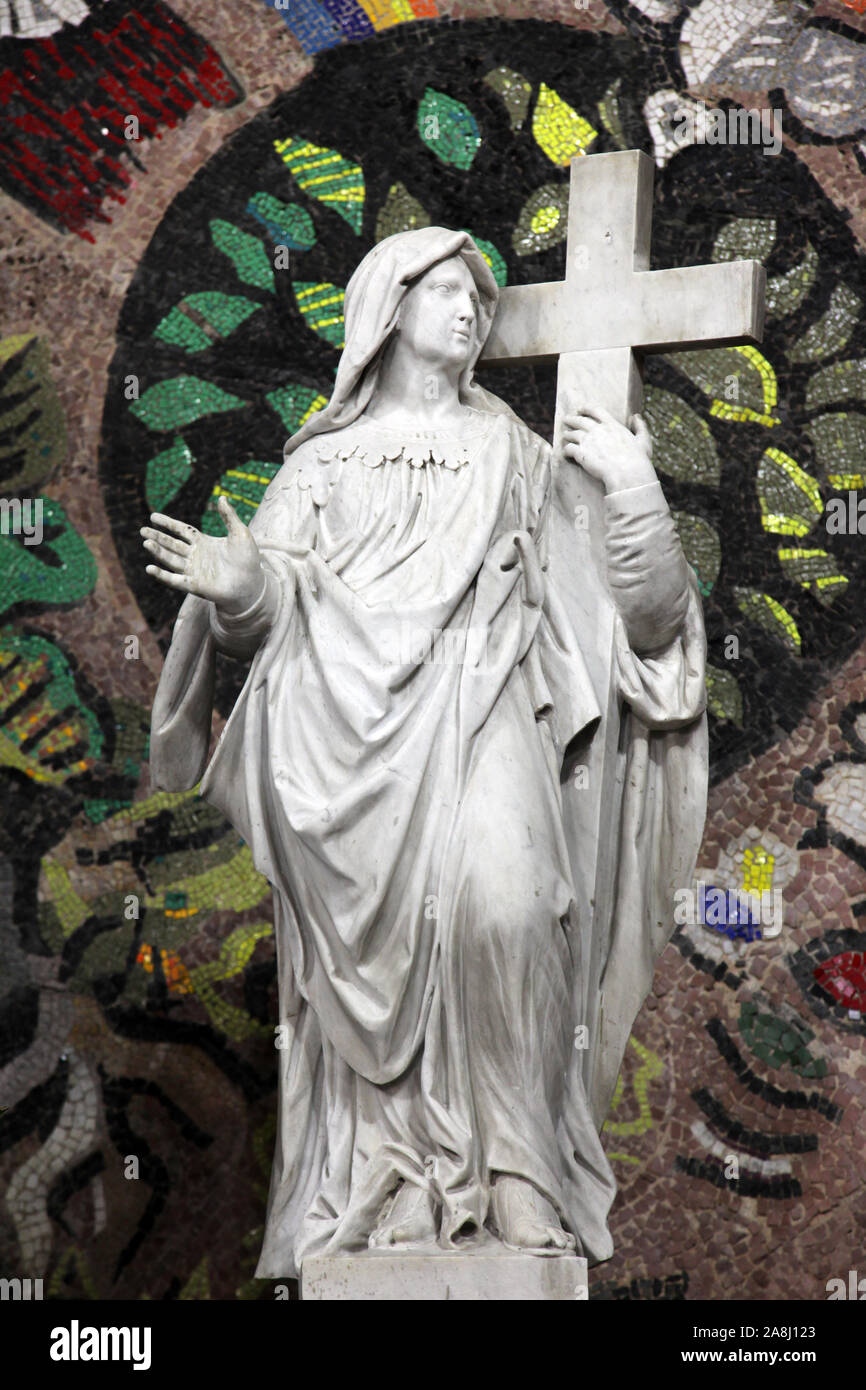 Saint helena with the cross hi-res stock photography and images - Alamy