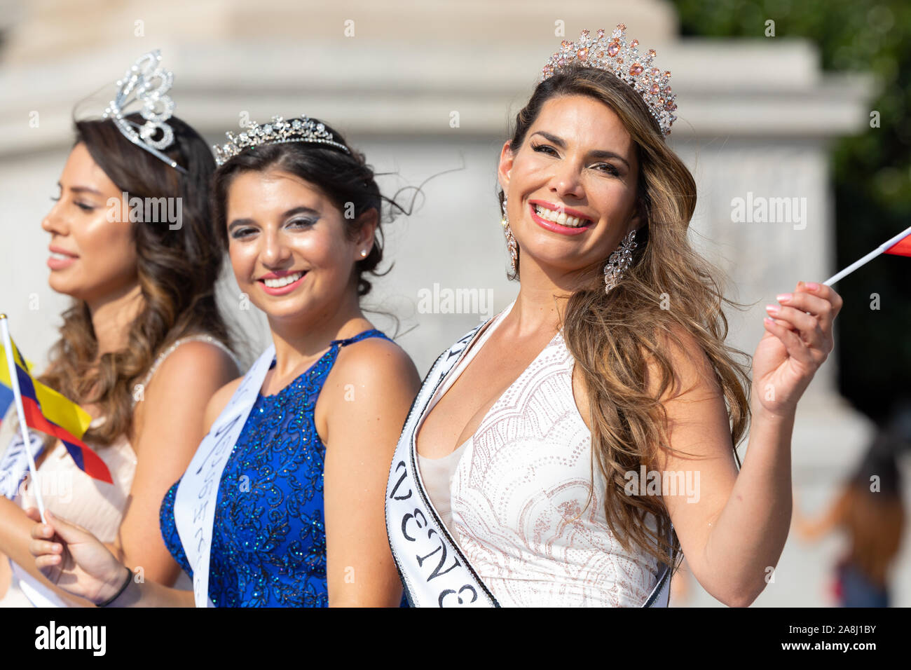 Washington DC, USA - September 21, 2019: The Fiesta DC, Venezuelan ...