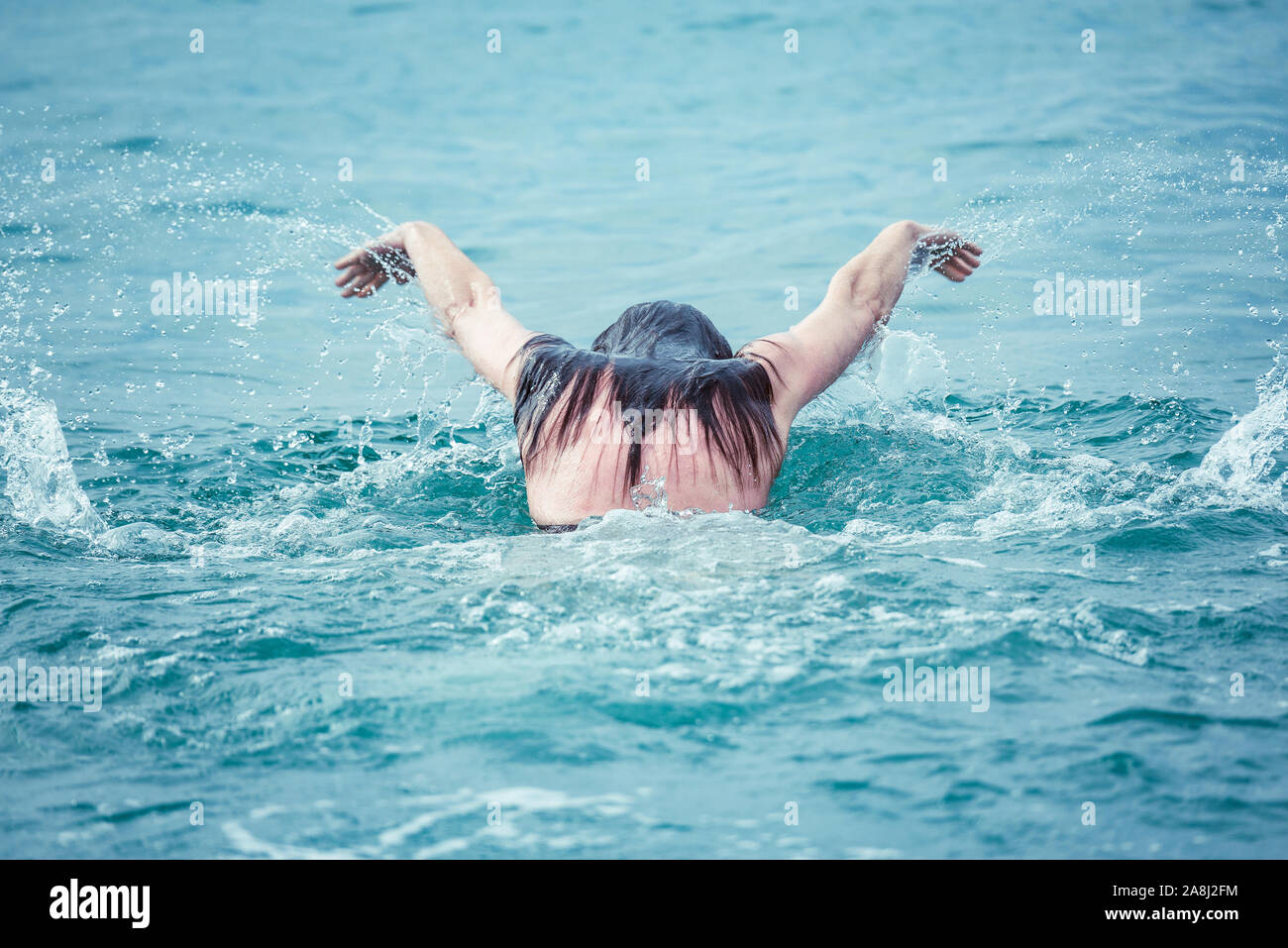 Open swimmer woman hi-res stock photography and images - Alamy