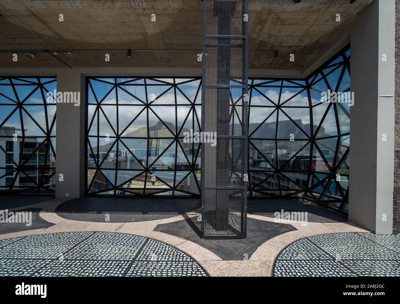 Architectural glazed panels in the Zeitz MOCCA museum of Contemporary ...