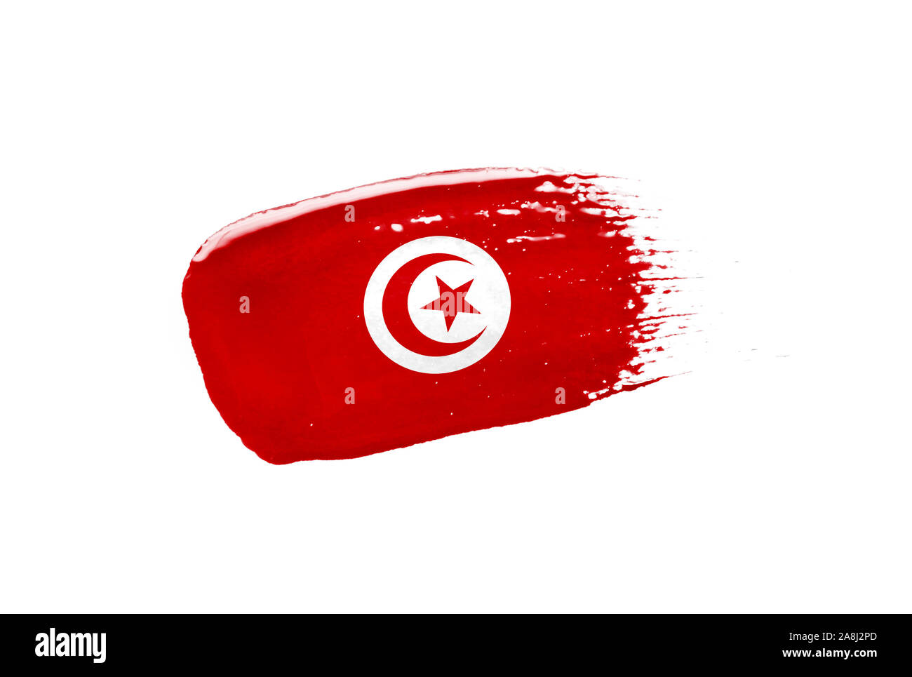 3d tunisian flag Cut Out Stock Images & Pictures - Alamy