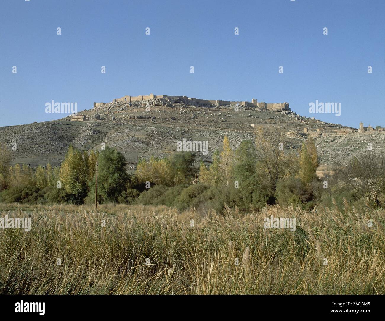 PANORAMICA CON EL CASTILLO ARABE DEL SIGLO X AL FONDO. Location ...