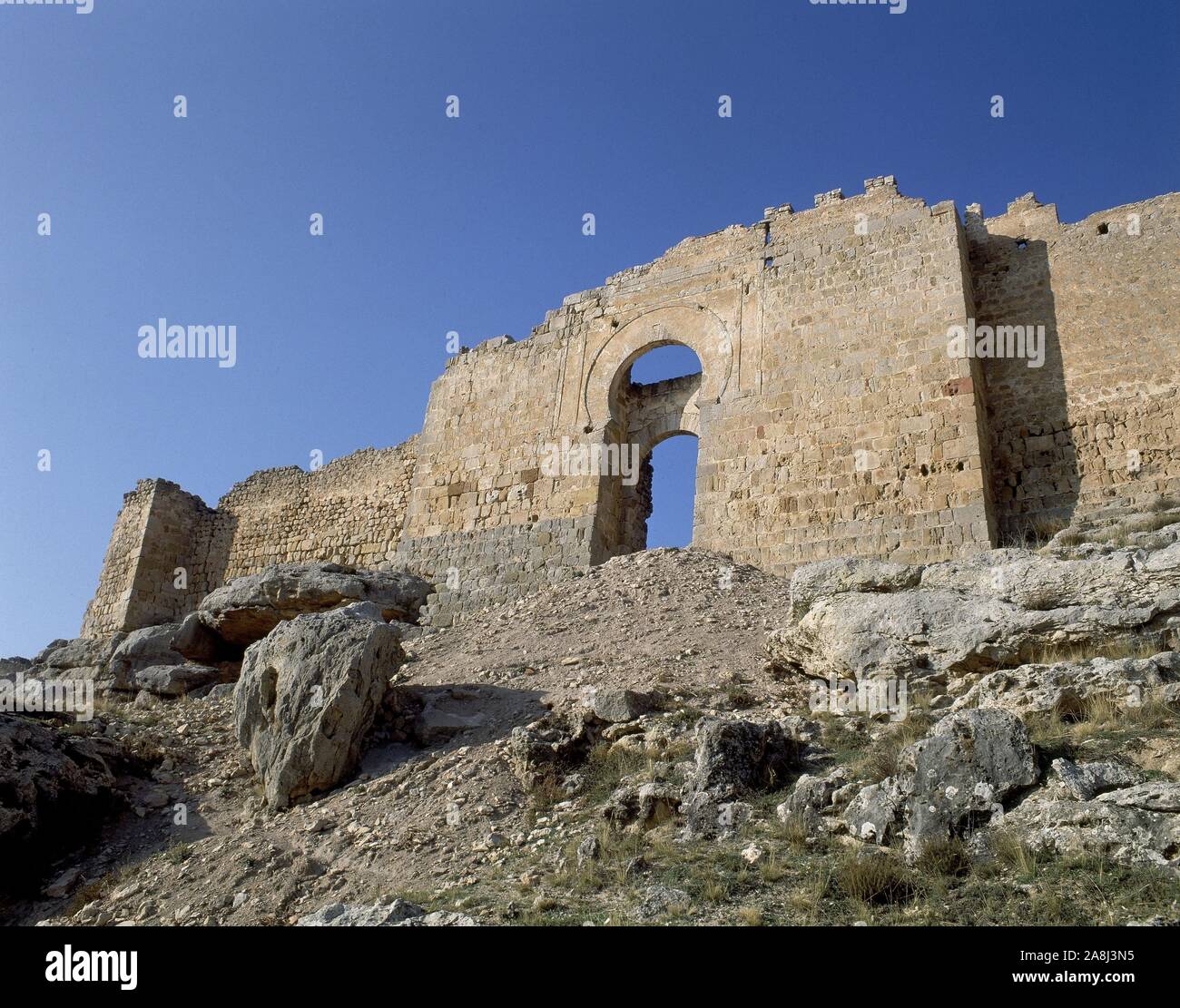 CASTILLO ARABE DEL SIGLO X - PUERTA ARABE DE LA MURALLA. Location ...