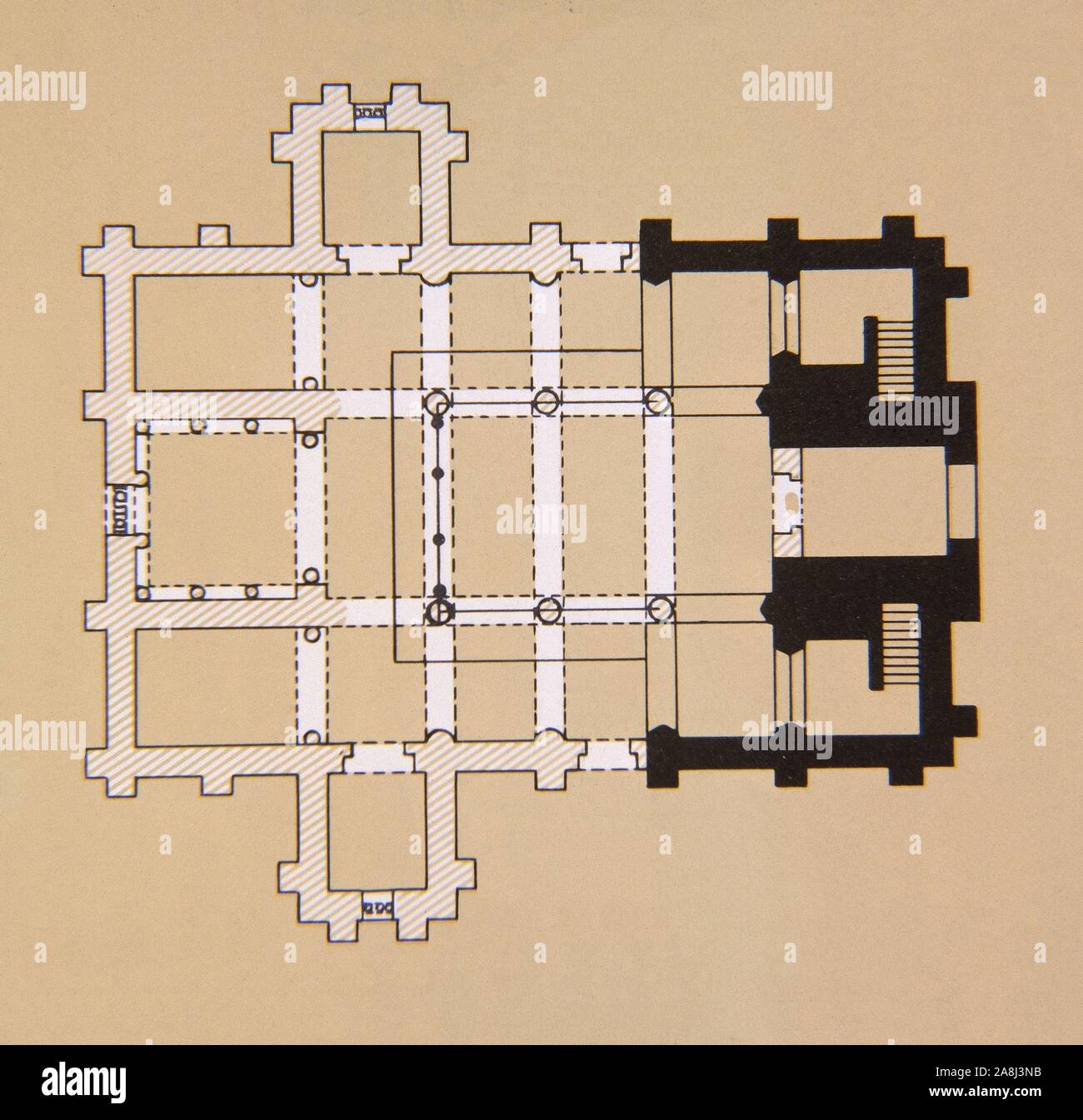 PLANO DE SAN MIGUEL DE LILLO (OVIEDO - ASTURIAS). Author: GOMEZ MORENO ...