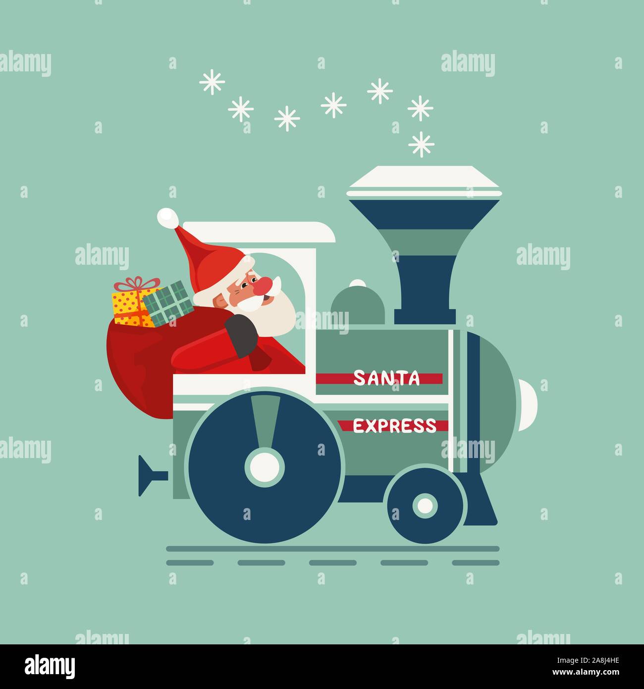 Comic illustration cartoon railway locomotive hi-res stock photography ...