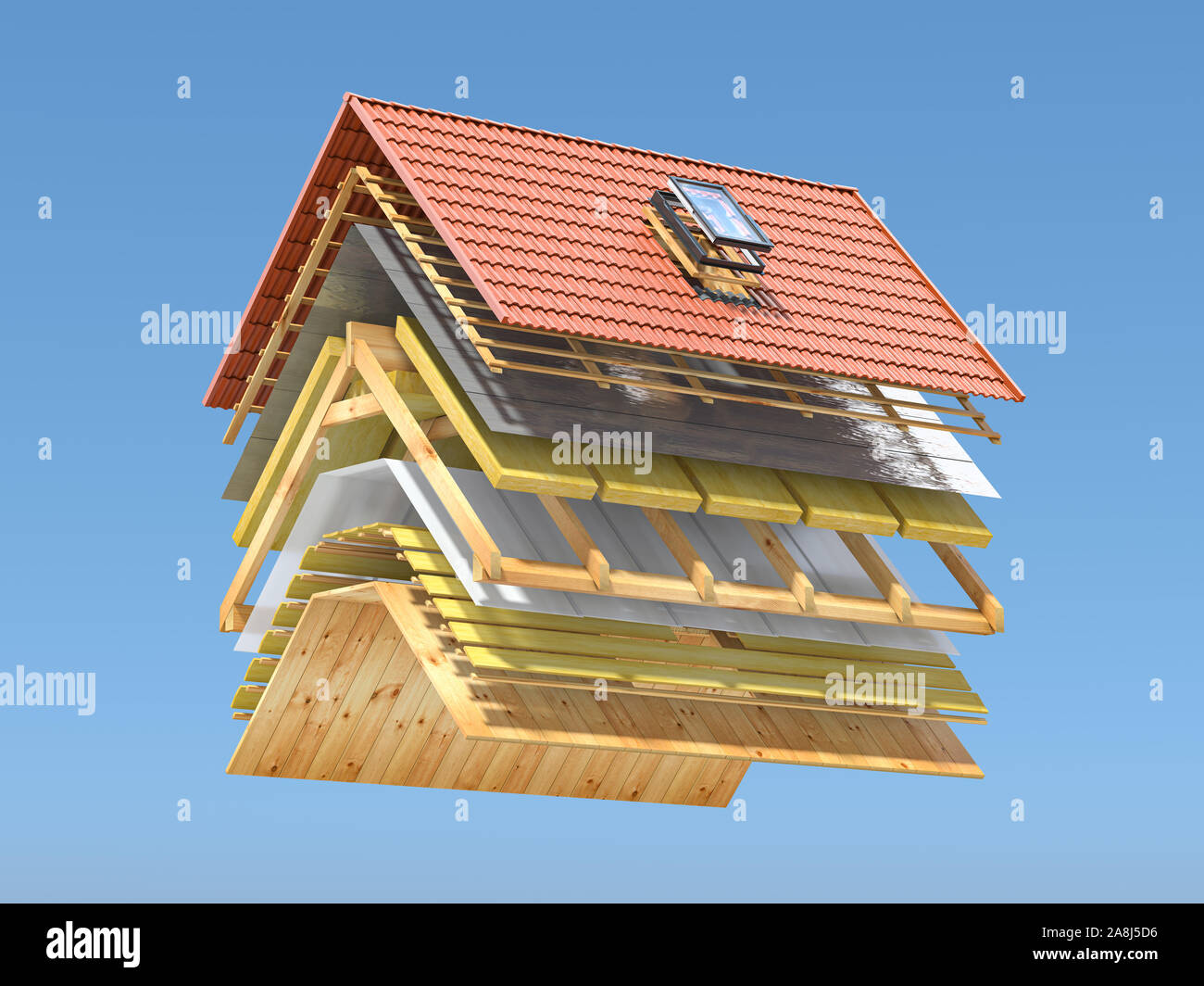 Residential Roof Cross Section