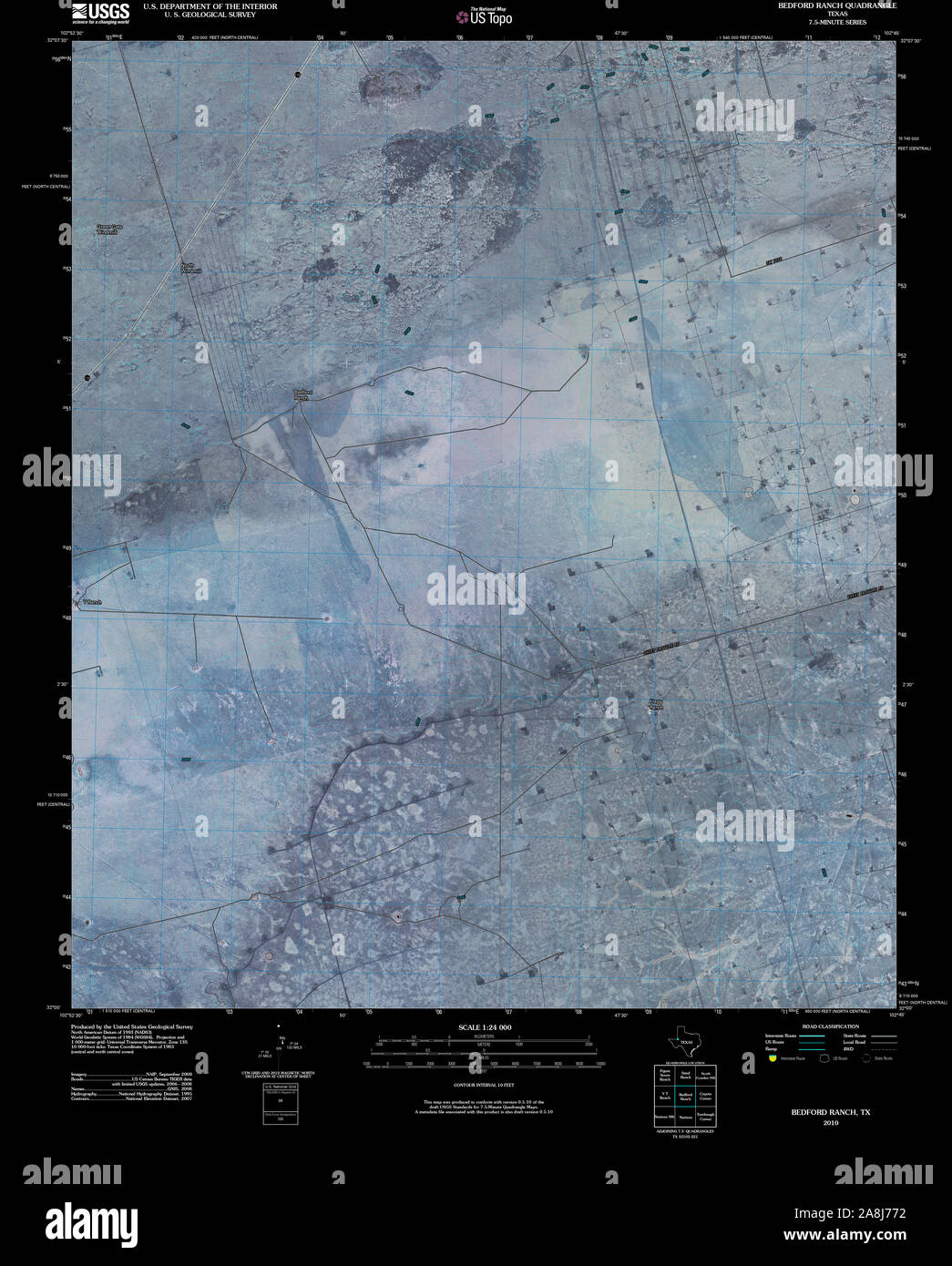 Bedford texas map hi-res stock photography and images - Alamy