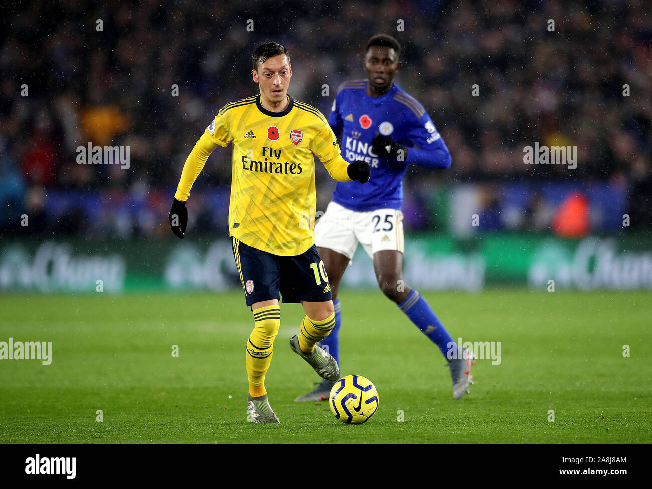 Arsenal's Mesut Ozil in action during the Premier League match at the ...