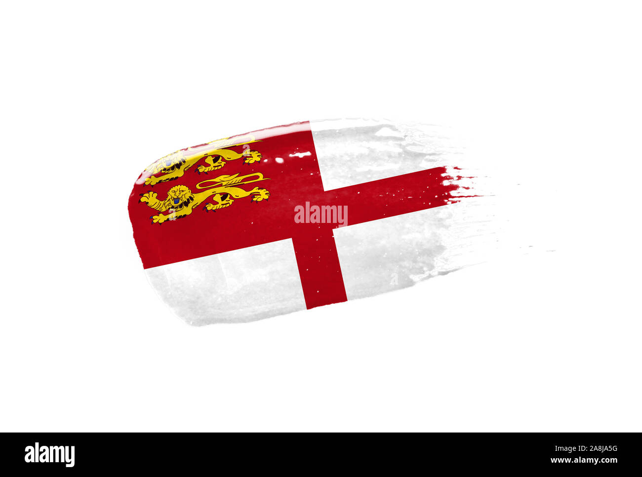 Flag of sark Cut Out Stock Images & Pictures - Alamy