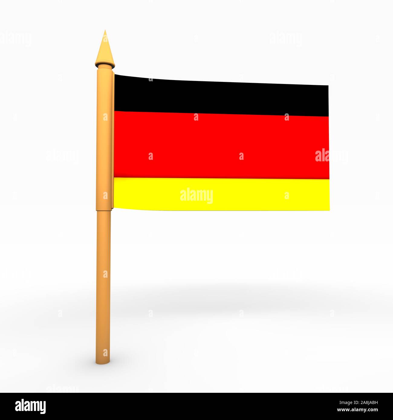 3d render germany flag hi-res stock photography and images - Alamy