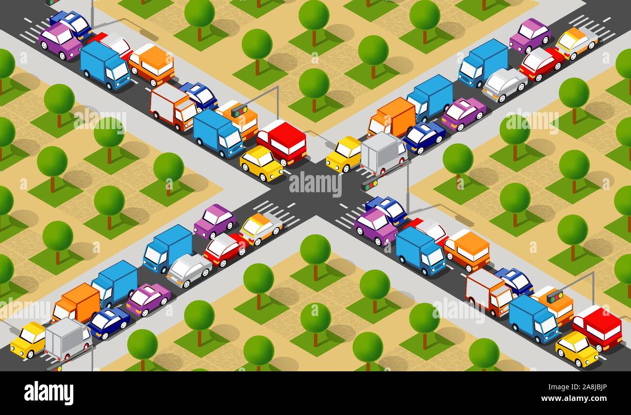 Cross city map Stock Vector Images - Alamy