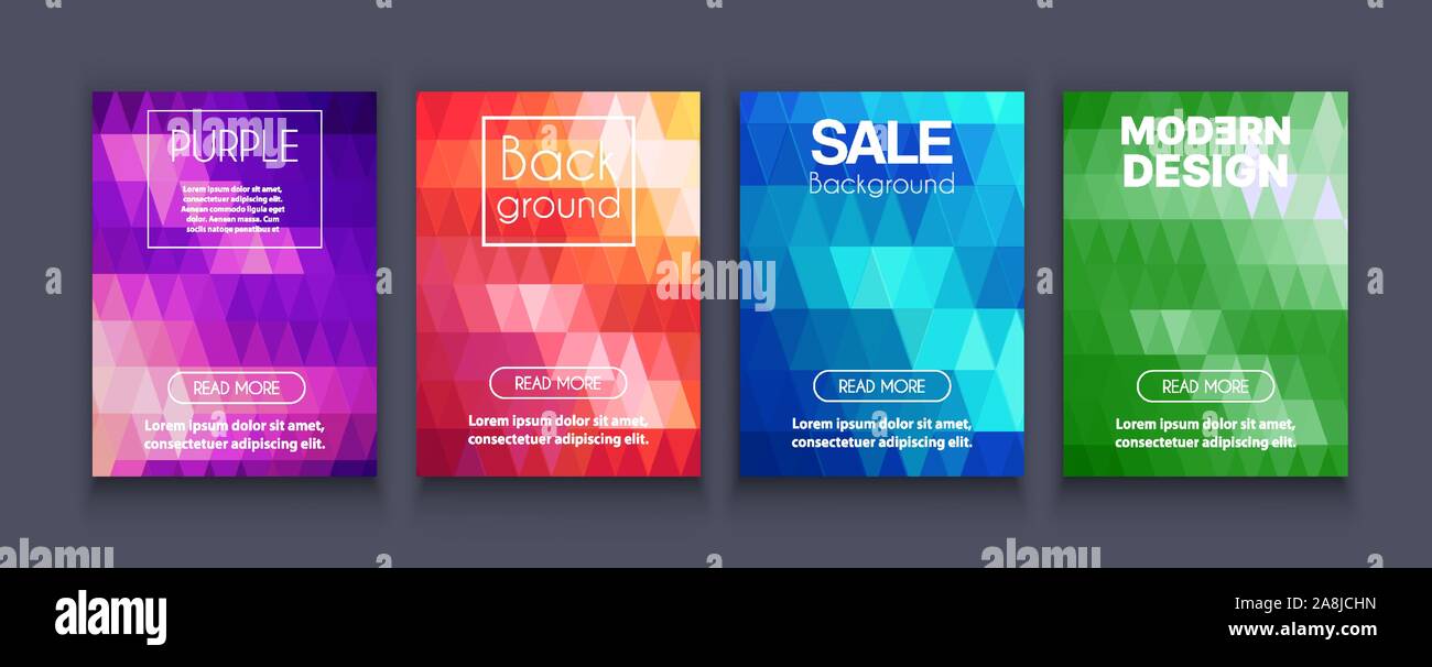 Brochure banner set collection hi-res stock photography and images - Alamy