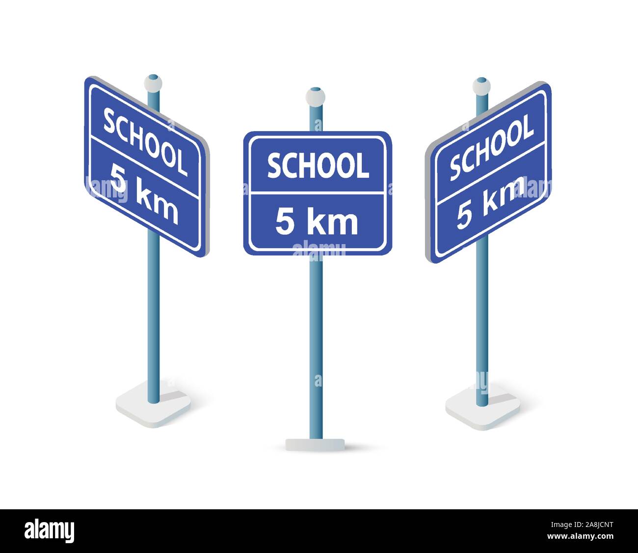 Traffic management road signs Stock Vector Images - Alamy