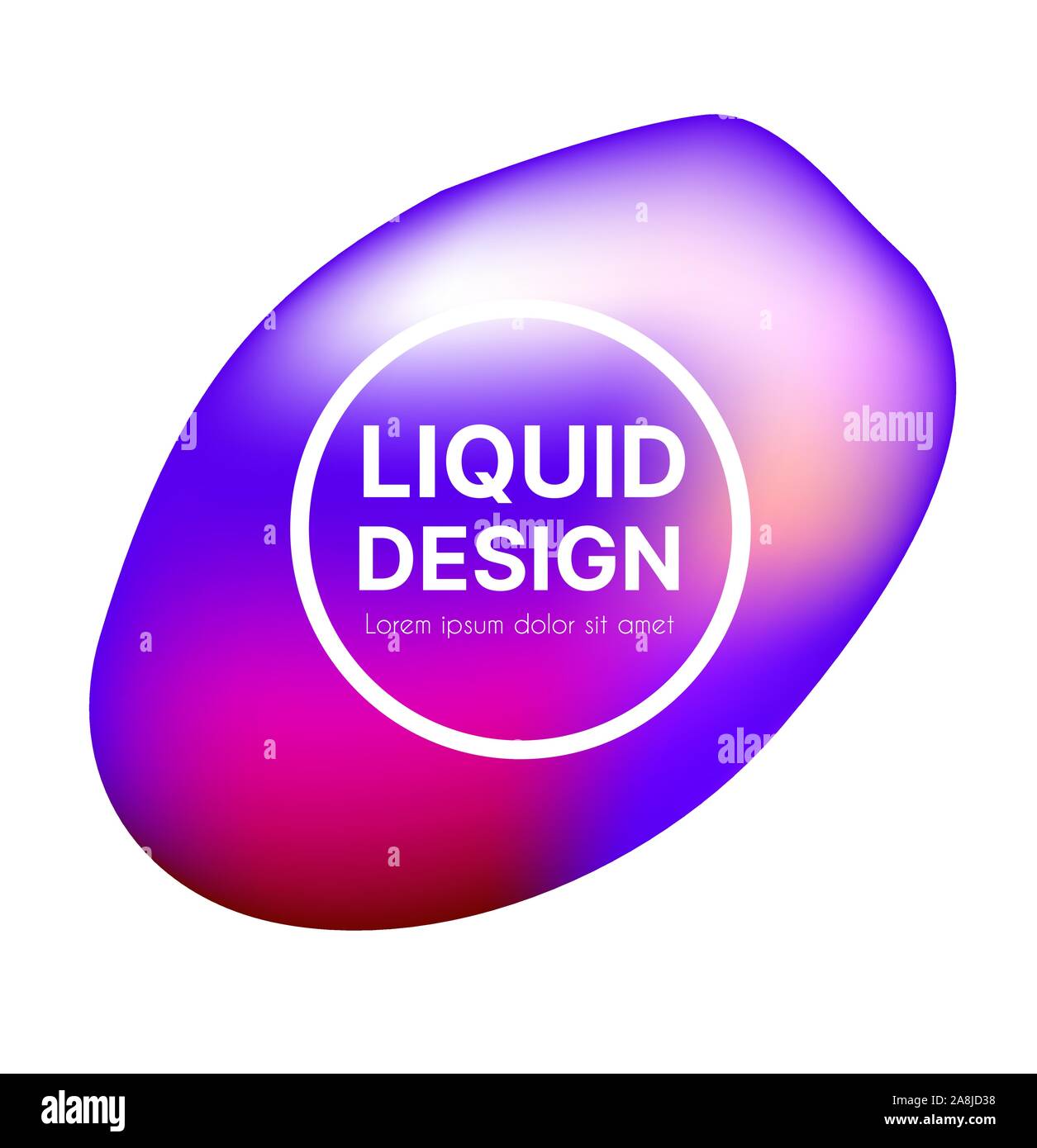 Set background style abstract liquid splash bubble Stock Vector Image ...