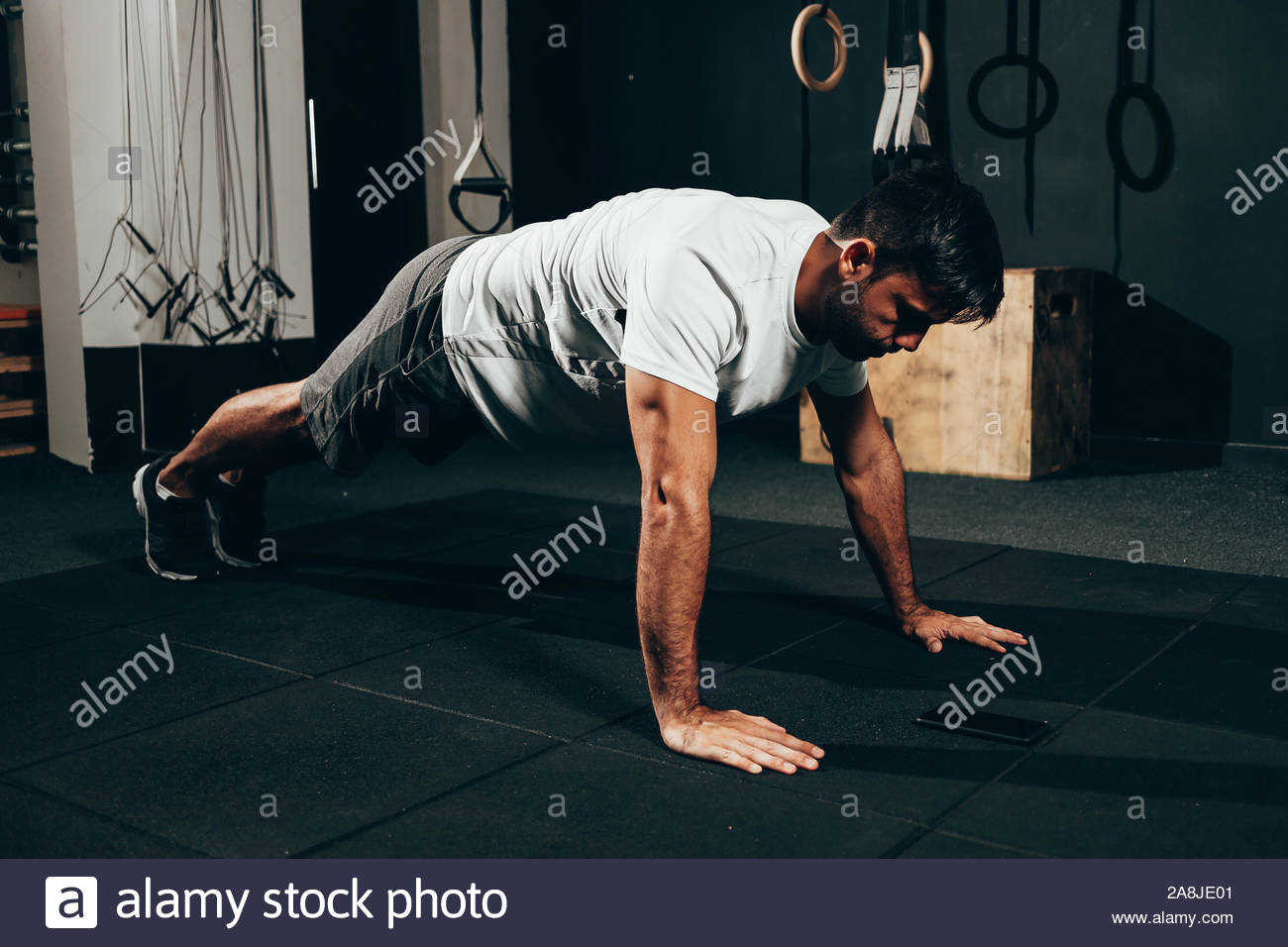 Calisthenics Man Gym Stock Photos & Calisthenics Man Gym Stock Images ...