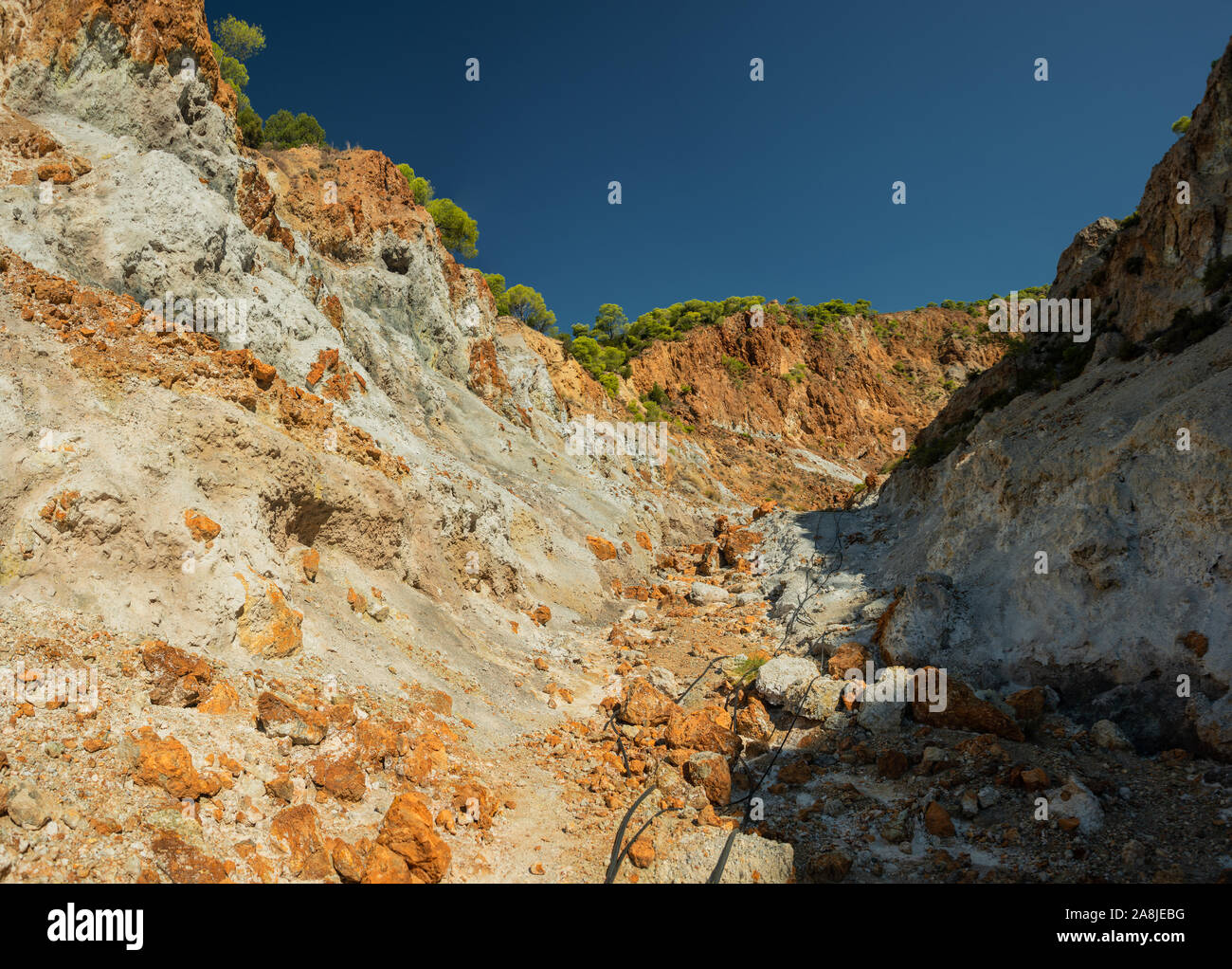 Sousaki is an extinct volcano and modern solfatara field in ...