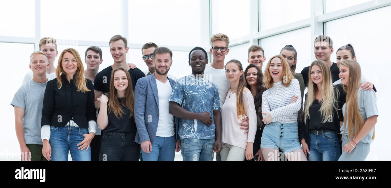 group of successful young people standing together Stock Photo - Alamy