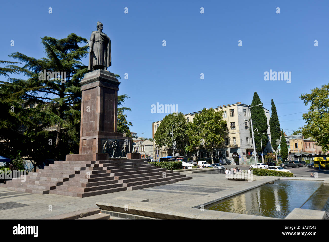 Shota rustaveli statue hi-res stock photography and images - Alamy