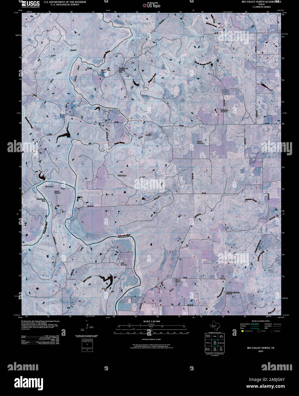 Big valley map hi-res stock photography and images - Alamy
