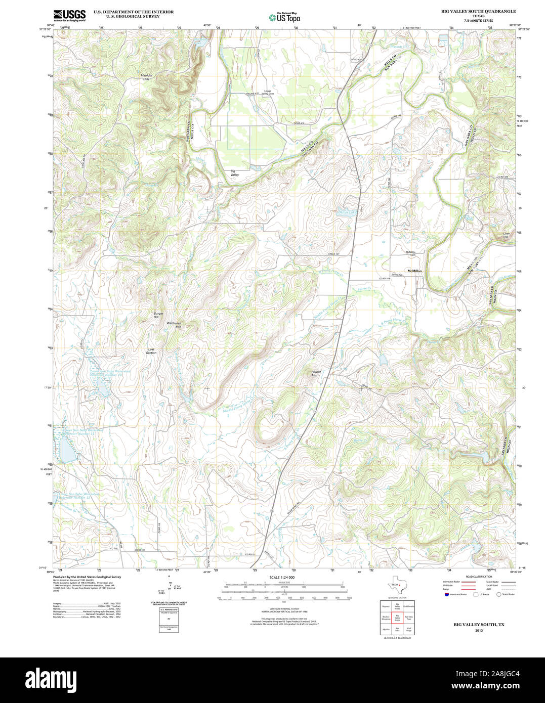 Big valley map hi-res stock photography and images - Alamy