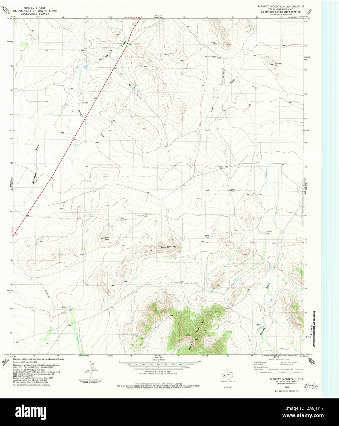 Bissett map hi-res stock photography and images - Alamy