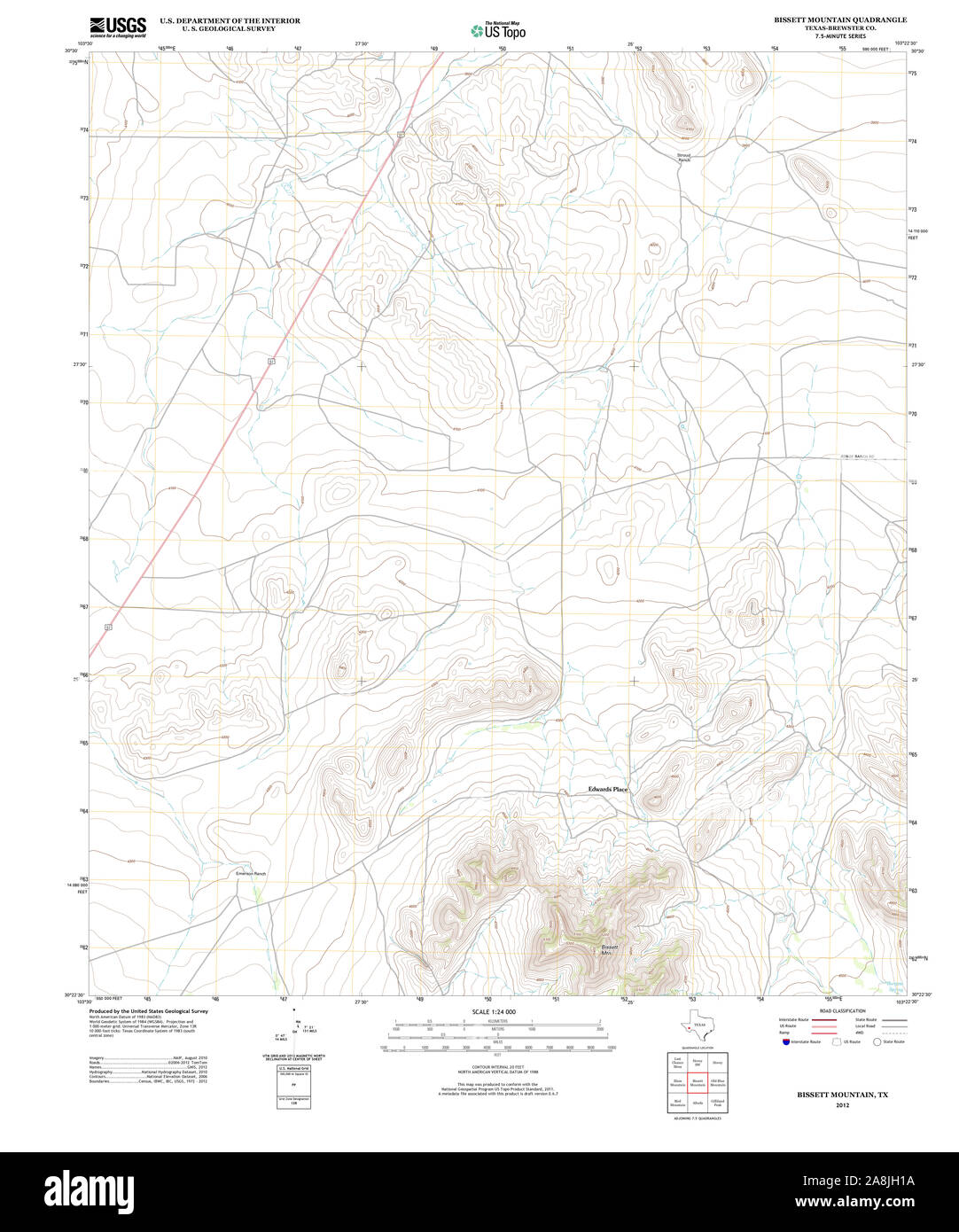 Bissett map hi-res stock photography and images - Alamy