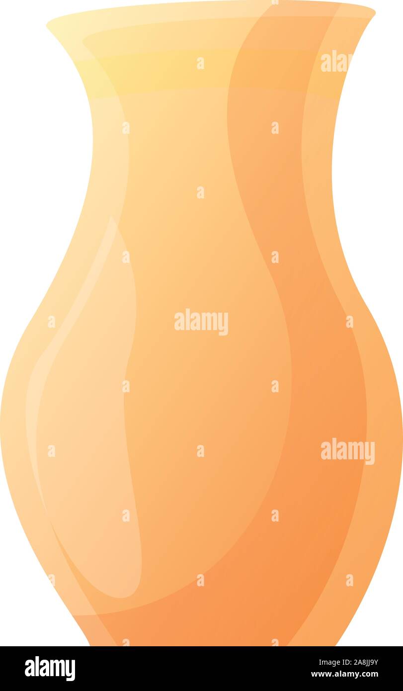Clay vase icon. Cartoon of clay vase vector icon for web design ...