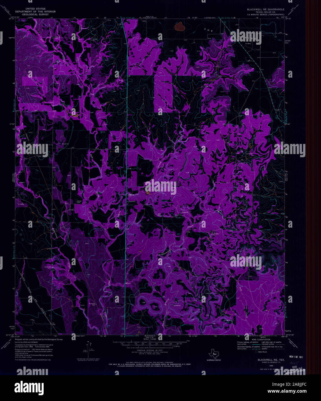 Blackwell texas map hi-res stock photography and images - Alamy