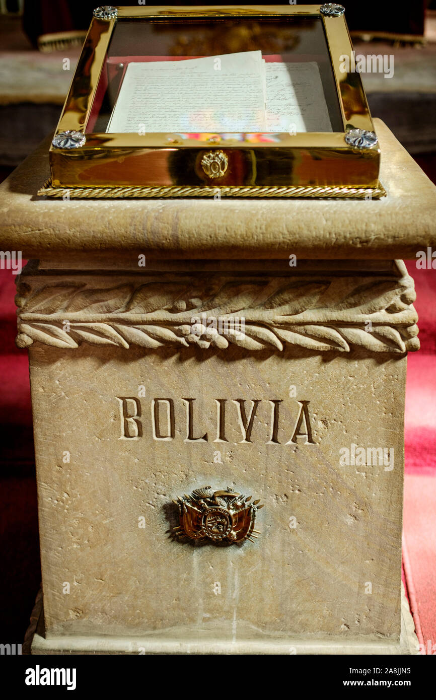 Bolivian declaration of independence hi-res stock photography and ...