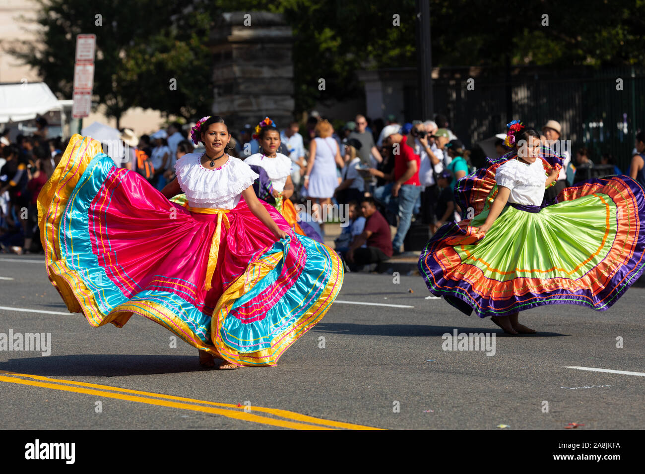 Washington DC, USA - September 21, 2019: The Fiesta DC, Costa Rican ...