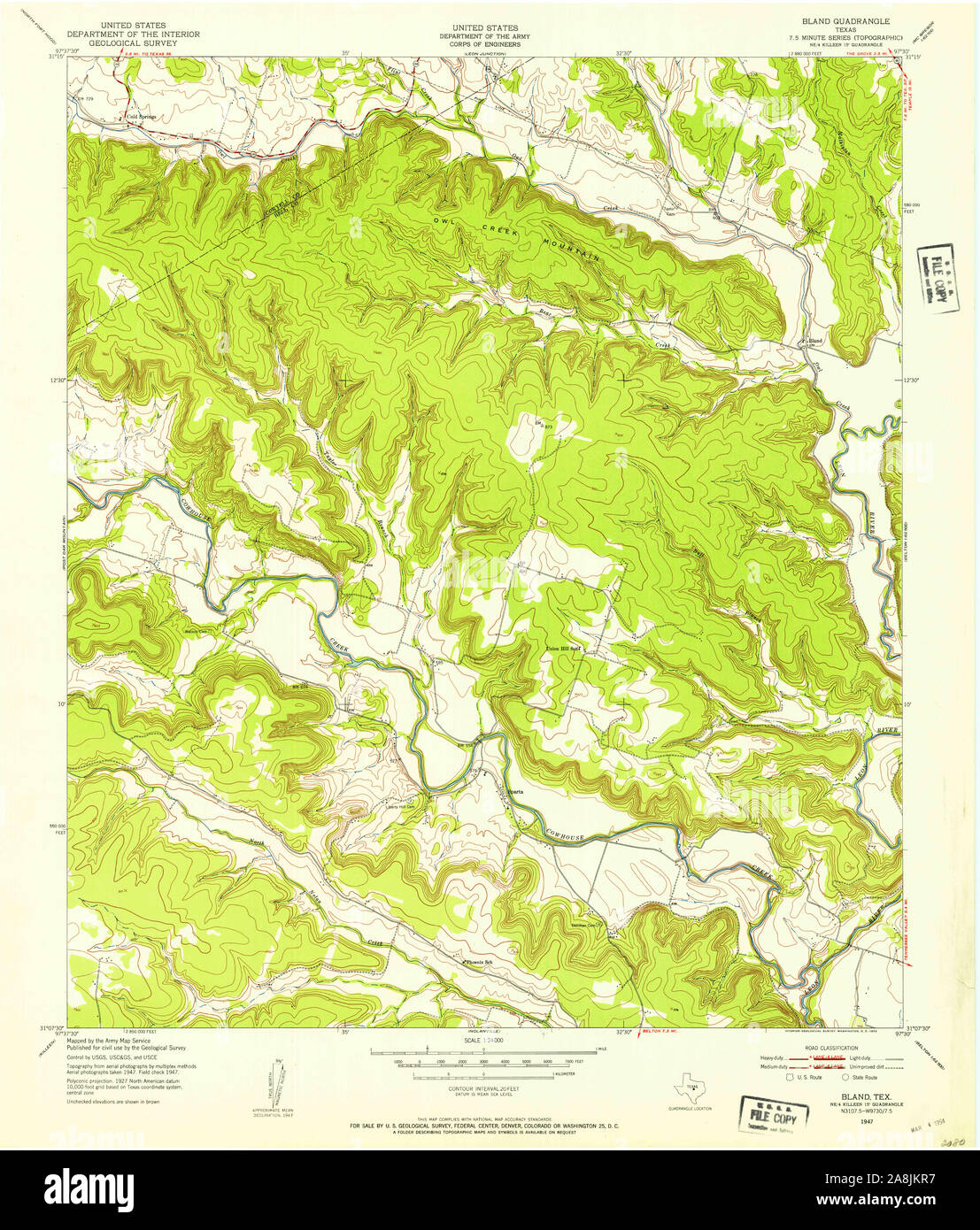 Map of bland hi-res stock photography and images - Alamy