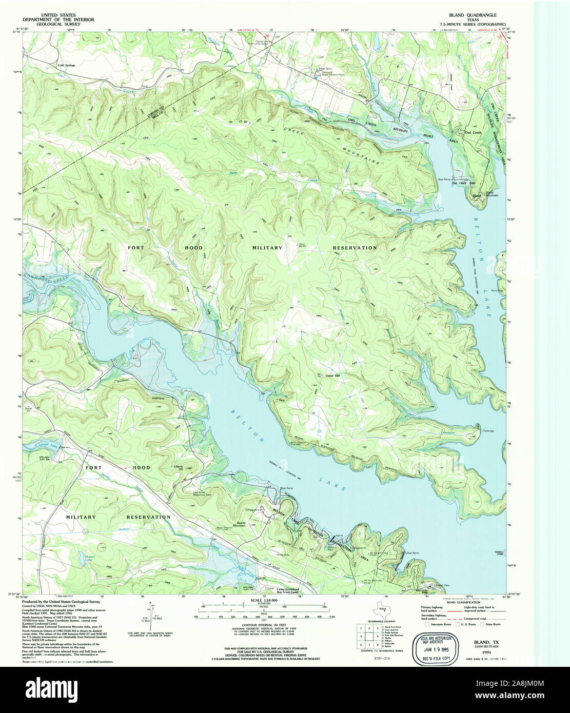 Map of bland hi-res stock photography and images - Alamy