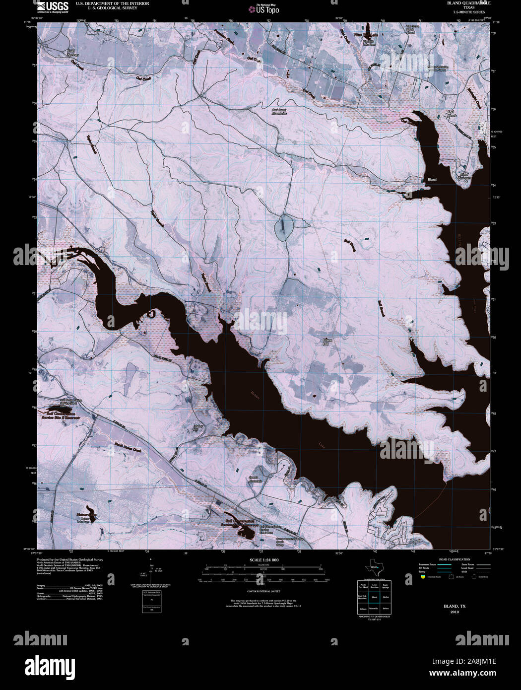 Map of bland hi-res stock photography and images - Alamy
