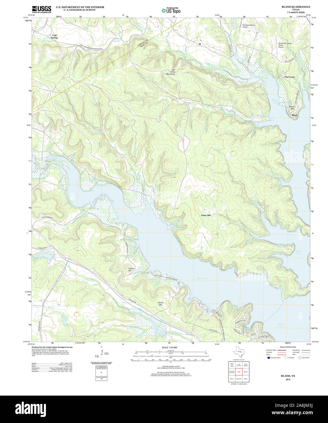 Map of bland hi-res stock photography and images - Alamy