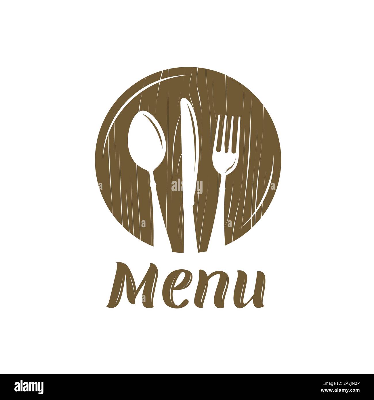 Restaurant menu logo or label. Cooking, cuisine concept. Vector Stock ...