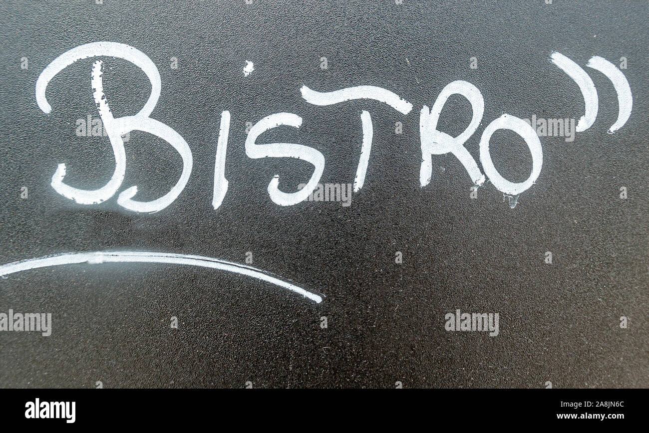 Handwritten Cafe Menu Blackboard High Resolution Stock Photography and ...