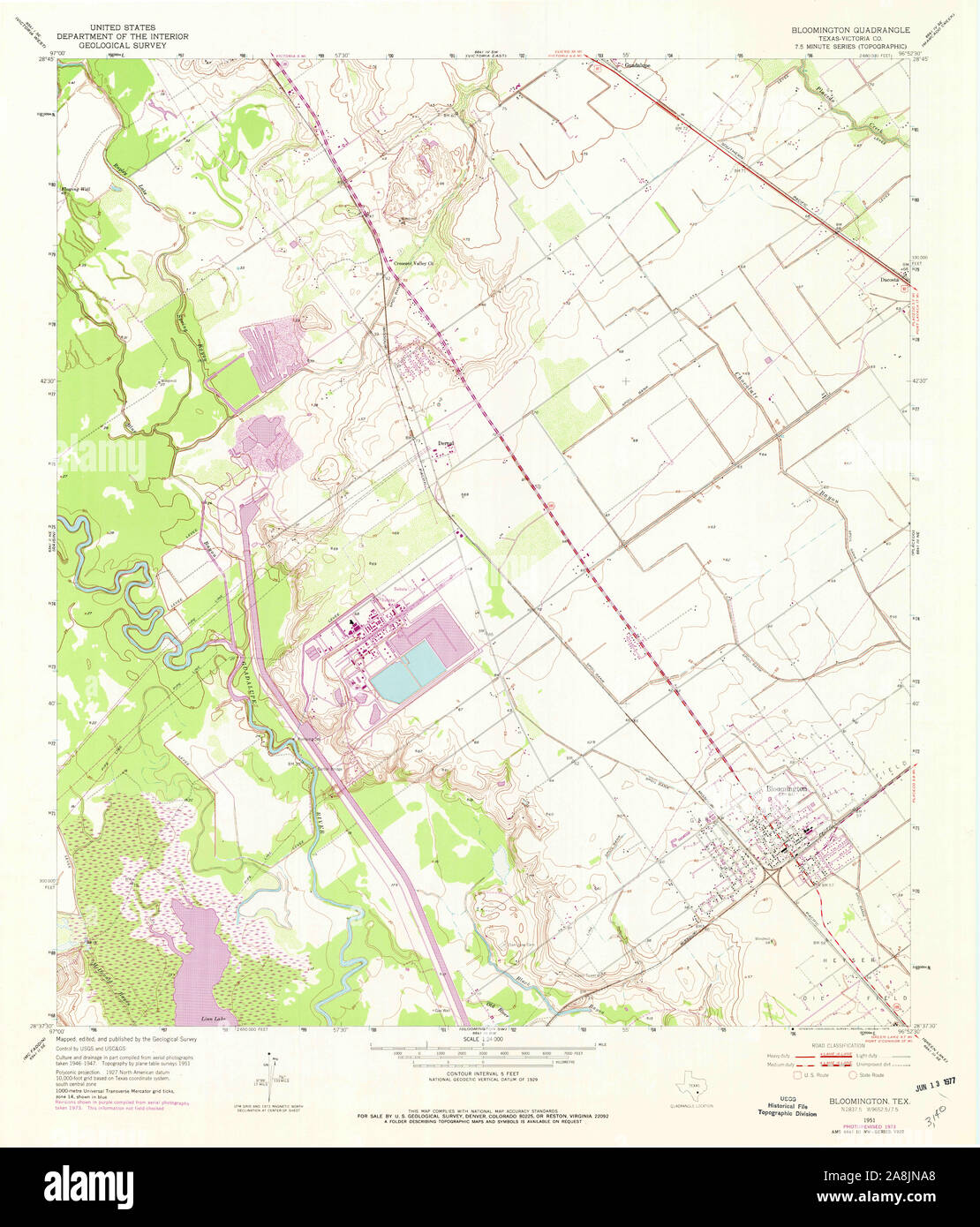 Bloomington texas map hi-res stock photography and images - Alamy